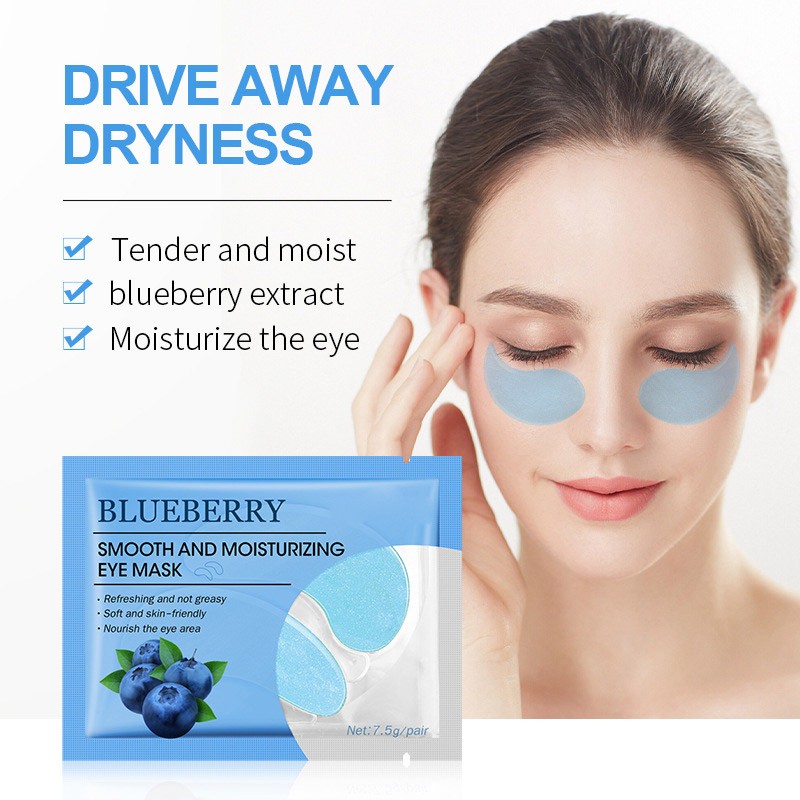 Awwp Blue 50Pc Eye Mask Smooth and Moisturizing Eye to Brighten the ...